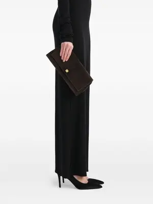 Khaite Audrey Leather Clutch