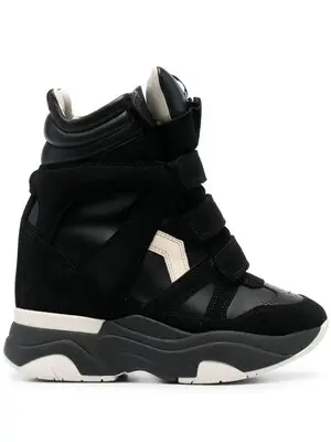 Isabel Marant Étoile Balskee Leather Sneakers - Black