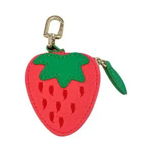 LILLY LOVES Strawberry Bag Charm - Red