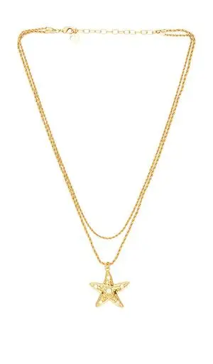 FRASIER STERLING Sea Star Necklace In Metallic - Gold