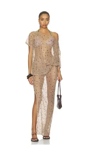 SNDYS. Astoria Top In Brown