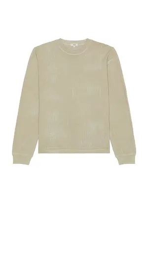 AGOLDE Long Sleeve Asha Shirt In Green