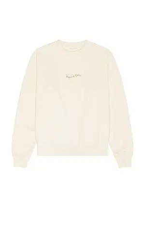 MUSEUM OF PEACE & QUIET Wordmark Sweater - Bone