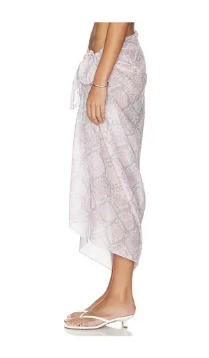 Frankies Bikinis Alessia Sarong In Pink