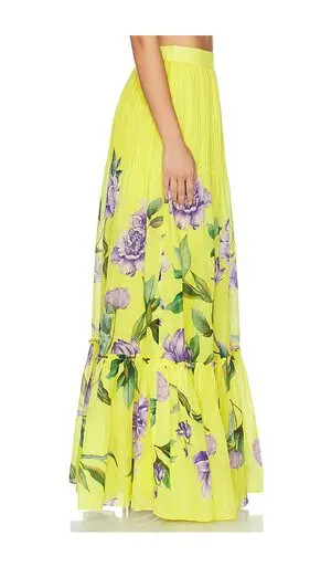 Hemant & Nandita Floral Print Maxi Skirt