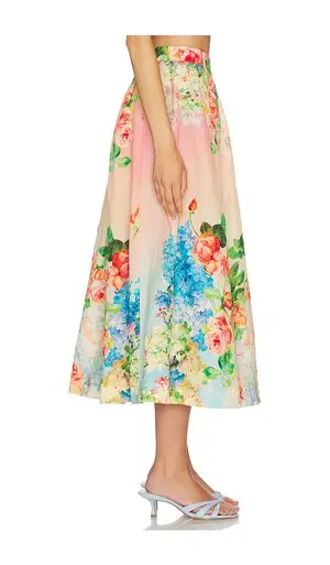Hemant & Nandita Printed Midi Skirt - Multi