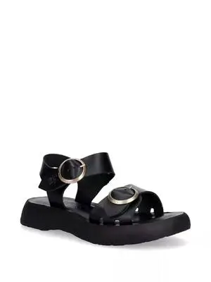 Fly London Buckle-fastening Leather Sandals