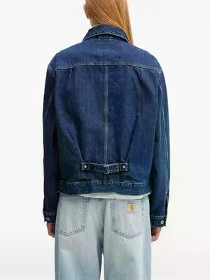 Carhartt Work In Progress Belmar Logo-patch Denim Jacket