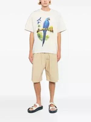 MELT Parrot-printed T-shirt