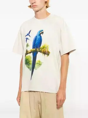 MELT Parrot-printed T-shirt