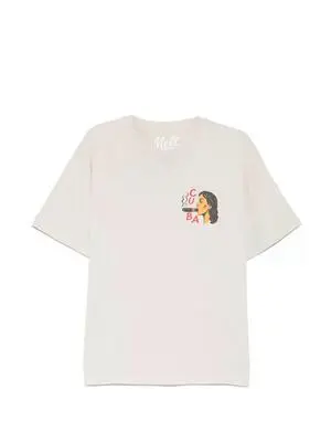 MELT Graphic-printed T-shirt - Neutrals
