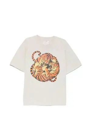 MELT Cotton Printed T-shirt - Neutrals