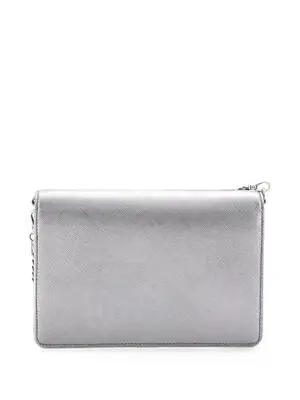 Prada Saffiano Leather Crossbody Bag With Chain