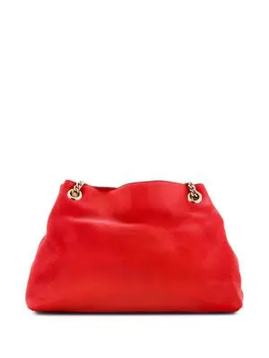 Gucci Soho Chain Strap Leather Medium Shoulder Bag - Red