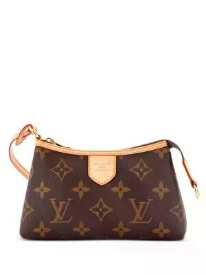 LOUIS VUITTON Pochette Monogram Canvas Mini Clutch Bag - Brown