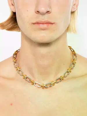 Casablanca C Link Ball Necklace - Gold