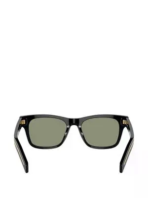 Prada Square-frame Sunglasses With Green Lenses