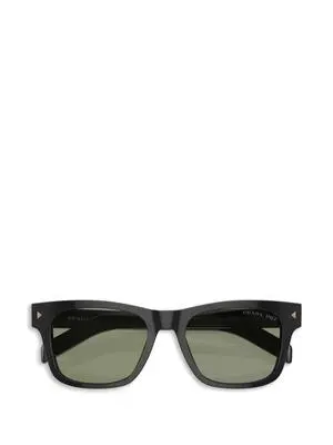 Prada Square-frame Sunglasses With Green Lenses