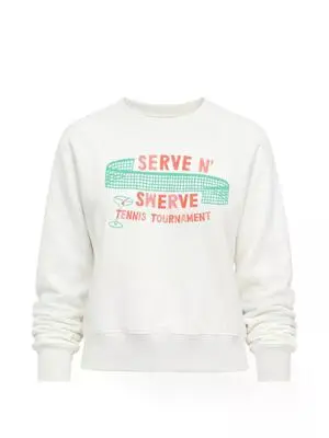 MOTHER The Itty Concert Graphic-print Sweatshirt