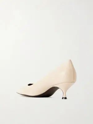 HERBERT LEVINE Pump Du Jour Leather Pumps - Gray