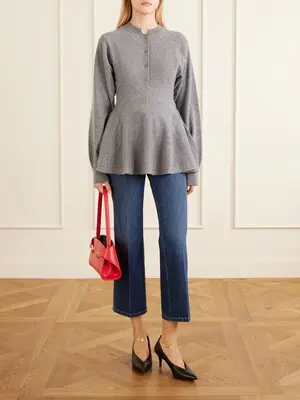 Stella McCartney Wool Peplum Sweater