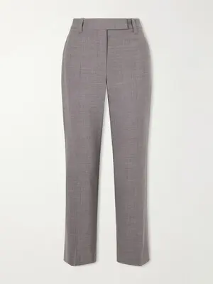 Brunello Cucinelli Tapered Wool-blend Straight-leg Pants