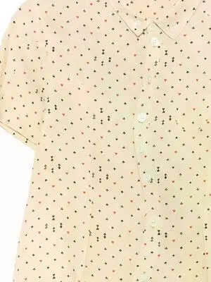 Undercover Playing Card Print Short Sleeve Shirt