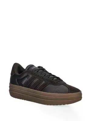 Adidas Satin-finish Platform Sneakers - Brown