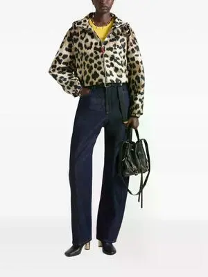 Givenchy Leopard Jacquard Windbreaker - Neutrals