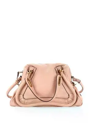 Chloé Paraty Top Handle Bag Leather Satchel - Pink