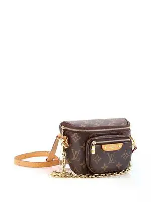 LOUIS VUITTON Monogram Canvas Mini Belt Bag - Brown