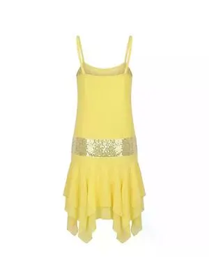 Gimaguas Sequin Embellished Ruffled Dress