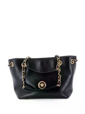 Versace Medusa Icon Chain Leather Mini Tote Bag