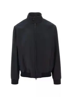 Gucci Zip-up Jacket With Button Collar