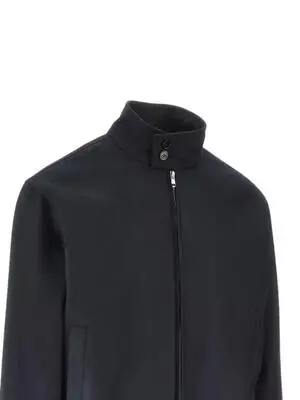 Gucci Zip-up Jacket With Button Collar