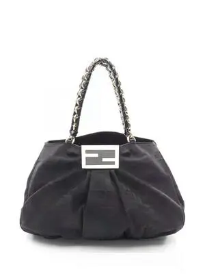 Fendi Zucca Canvas Tote Bag - Black