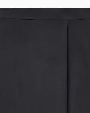 Giorgio Armani Slim Fit Wrap Skirt In Double Stretch Wool