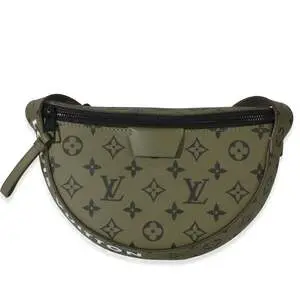 LOUIS VUITTON Khaki Monogram Canvas Moon Crossbody Bag - Green
