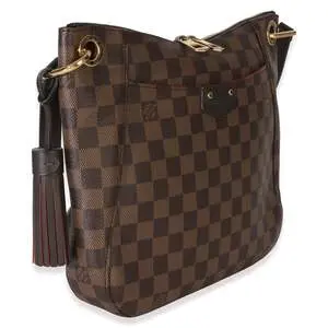 LOUIS VUITTON Damier Ebene South Bank Besace Shoulder Bag