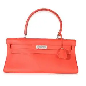 Hermès Capucine Togo Shoulder Kelly 40 Phw - Orange