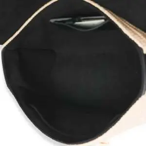 LOUIS VUITTON Calfskin Raffia Twist Shoulder Bag Mm