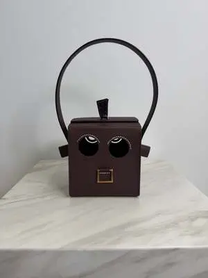 Hermès Petit H Robot Rouge Sellier Cassis