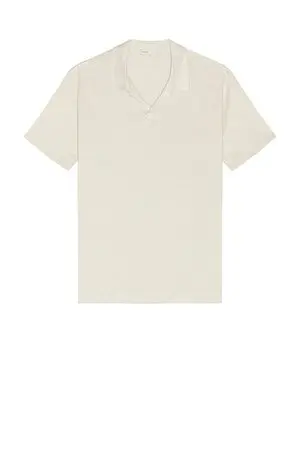 Onia Shaun Stretch Linen Polo