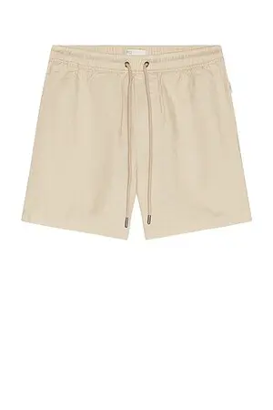 Onia Air Linen Pull On Short 6 - Dune