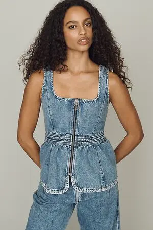 SEVENTY + MOCHI Sasha Peplum Top