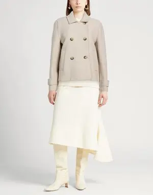 Cinzia Rocca Virgin Wool Pea Coat