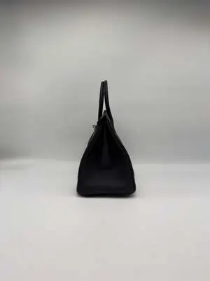 Hermès Birkin Hhs In Vert Foncé / Noir Swift Leather With Palladium Hardware - Multi