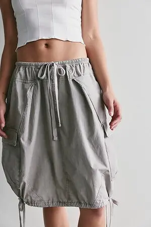 Free People We The Free Arlo Cargo Midi Skirt