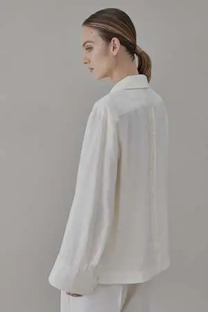 HEIRLOME Guayabera Silk And Linen Shirt