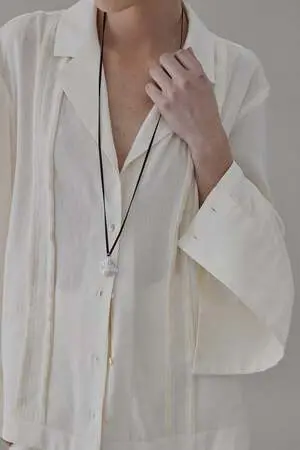 HEIRLOME Guayabera Silk And Linen Shirt